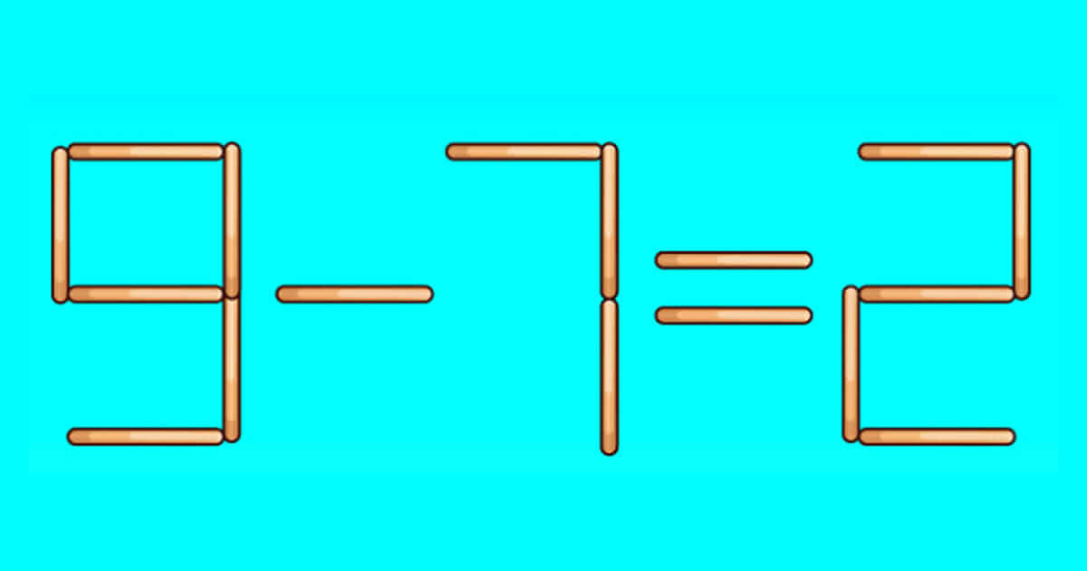 Challenge: Can you solve this tricky test by moving only one stick?