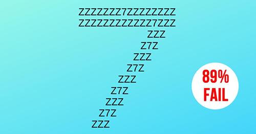 How Many “7”s Do You See In The Picture?