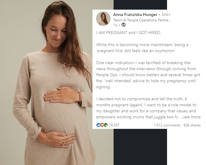 ‘I AM PREGNANT and I GOT HIRED’: Mom’s LinkedIn Post Goes Viral