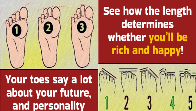 Your toes say a lot about your future, and personality: see how the ...