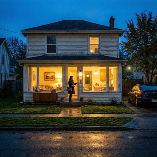 WHY WOMEN LIVING ALONE SHOULD WAIT BEFORE TURNING ON THE LIGHTS